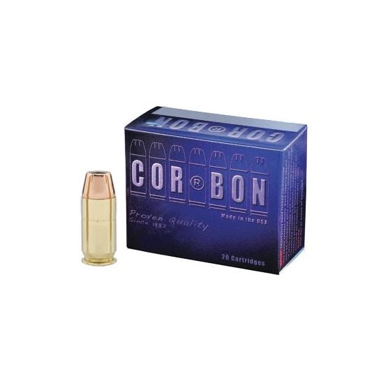 CorBon Self Defense 45 ACP +P Ammo 185 Grain JHP, 20 rds/box - 45185 ...