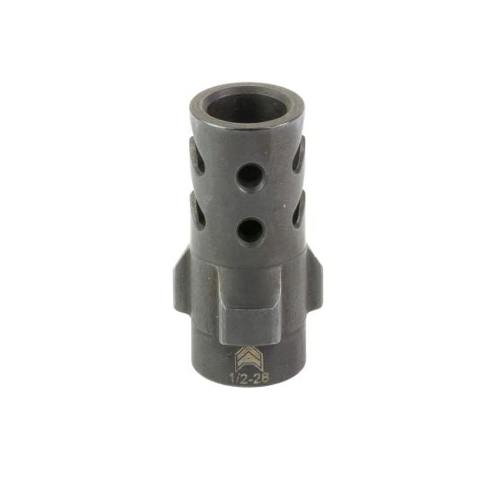 Angstadt Arms 9mm 3-Lug 1/2x28 Muzzle Brake, Black Nitride | Palmetto ...