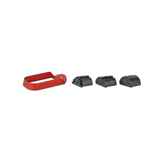 Battle Arms Development Magwell Fits Glock 17 Gen1-4, Red - BAD-MW-G17 ...