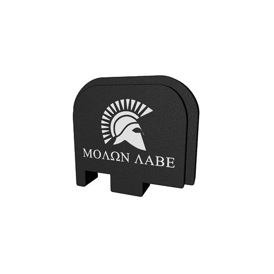 Bastion Molon Labe Back Plate For Glock 43, Black/White - BASGL-043-BW ...