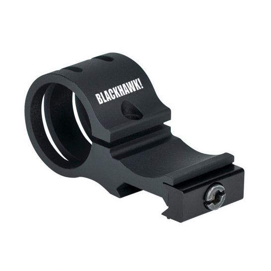 Blackhawk 1" 6061 T6 Aluminum Alloy Offset Flashlight Rail Mount, Black ...