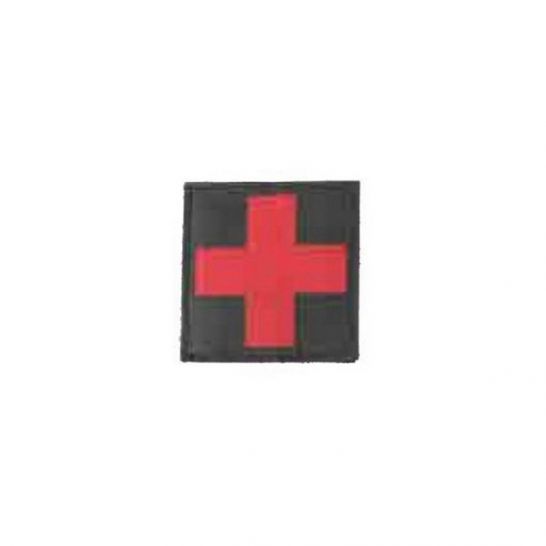 Blackhawk Red Cross Medic ID Patch, 2-1/2" W x 2-1/2" H, Black ...
