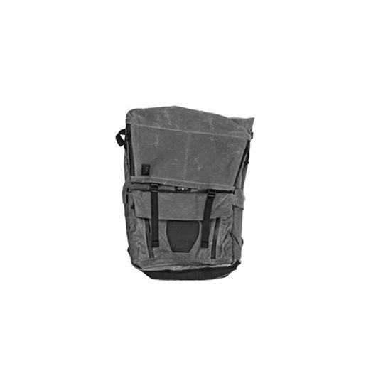 Grey Ghost Gear Gypsy Backpack 19"x16"x4.5", Charcoal Grey Waxed Canvas ...