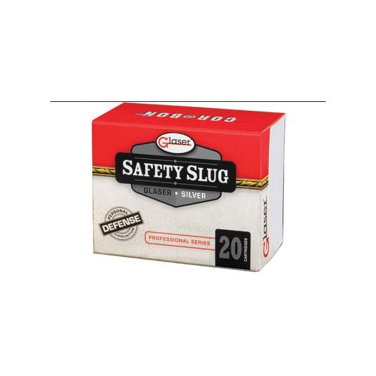 Glaser Silver 9mm Ammo 80 Grain Pre-Fragmented +P, 20 rds/box - GL01200 ...