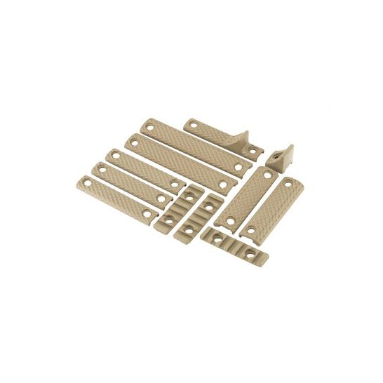 Knights Armament URX 3/3.1 12 Piece Rail Panel Kit, FDE - 30409-FDE ...
