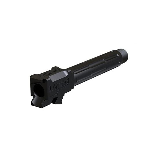 LanTac 9INE Glock 19 Fluted Barrel, Black - 01-GB-G19-NTH-BLK ...