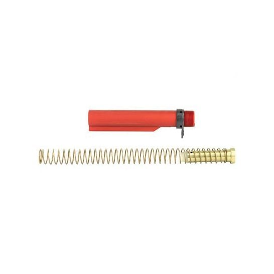 LBE Unlimited AR-15 Mil-Spec Buffer Tube Kit, Red - MILBUFKT-RED ...