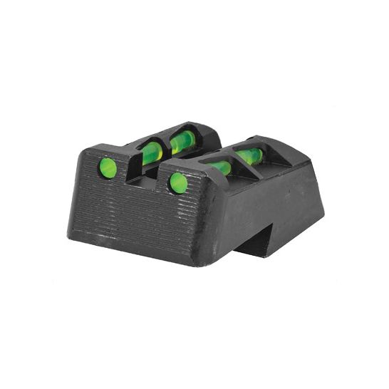 Hi-Viz Litewave Green/Red/Black Springfield 1911 Replaceable Rear Sight ...
