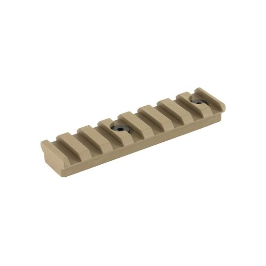 Leapers UTG Keymod Picatinny Rail Section 3.14" 8 Slots, FDE Cerakote ...