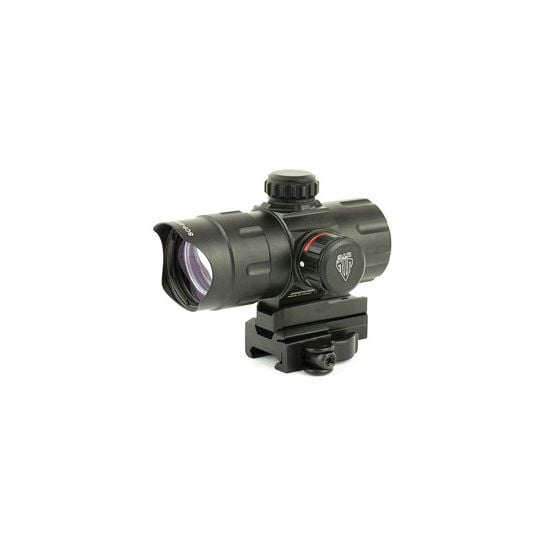 Leapers UTG 4.2" ITA RedGreen T-Dot with QD Mount 32.5 Objective 38mm, Black - 38mm SCP ...