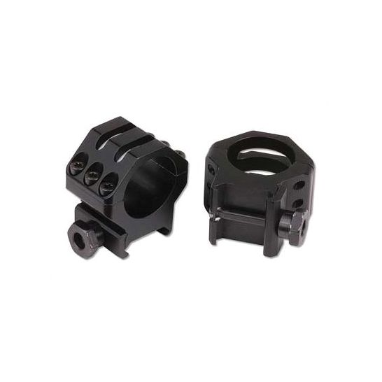 Weaver XX High 6 Hole 1" Tactical Rings, Matte Black - 48353 | Palmetto ...