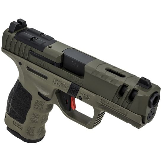 SAR USA SAR9 C Gen 3 9mm 4" High-Capacity Pistol 15rds, OD Green ...