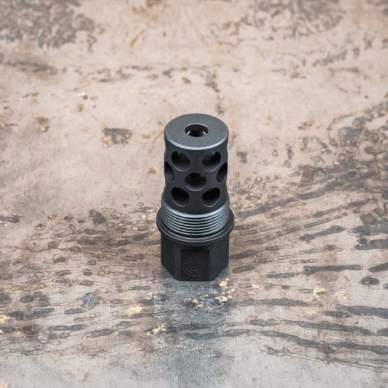 SilencerCo Compact Radial Brake 5/8-24, Black - Optimal Recoil ...