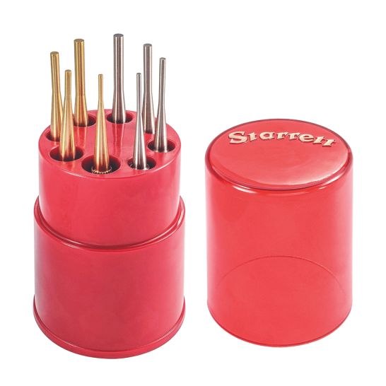 Starrett S565WB 4" 8-Piece Drive Pin Punch Set | Palmetto State Armory