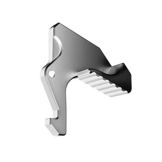 Rise Armament Extended Charging Handle Latch, Silver - Durable and ...
