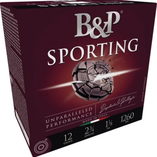 B&P Sporting - Fiber 12 Gauge 2-3/4" #8 1 oz 25rds Shotshell - Eco ...