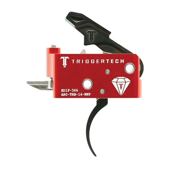 TriggerTech Two-Stage Pro Curved Trigger - Black for Enhanced Precision ...