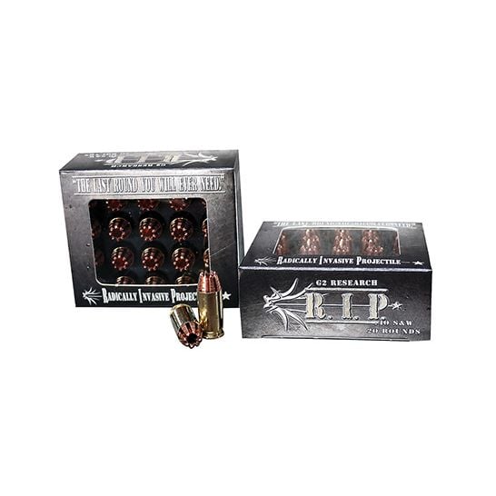 G2 Research 40 S&W RIP Ammunition 20rds - G2RRIP40 | Palmetto State Armory