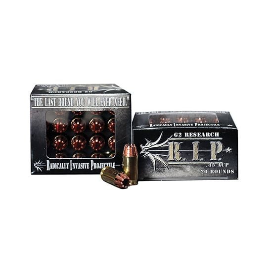 G2 Research 45 Auto/ACP RIP Ammunition 20rds - G2RRIP45ACP | Palmetto ...