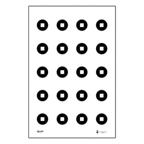 Action Target Military Aimpoint Dot Training Target, Black/White ...