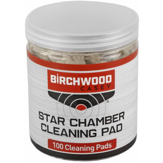 Birchwood Casey Star Chamber, Cleaning Pads, 100 Piece Container ...