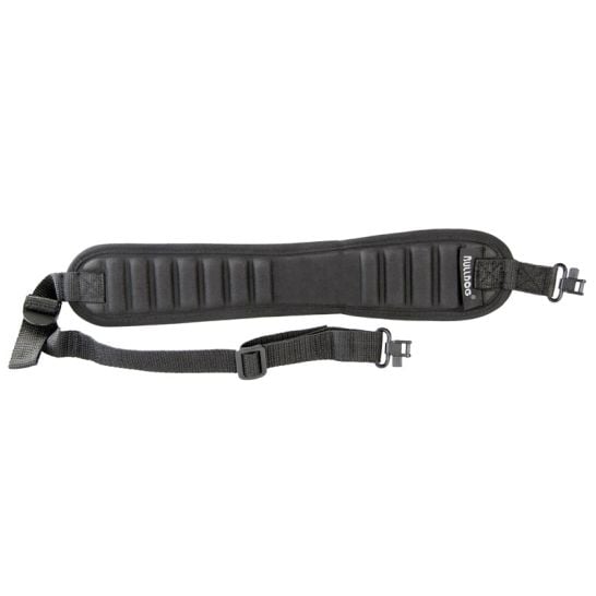 Bulldog Ribbed Rifle Sling w/Deluxe Locking Swivels, Black | Palmetto ...