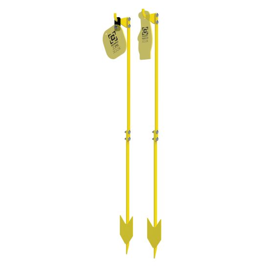Caldwell AR500 Target Post, 70" Assembled Length, Black and Yellow ...