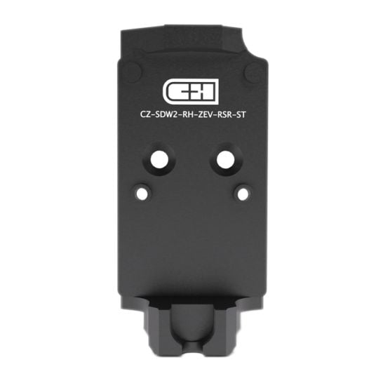 C&H Precision Optic Plate - CZ SHDW 2 OR TO RMR W/ ZEV POSTS- CZ-SDW2 ...