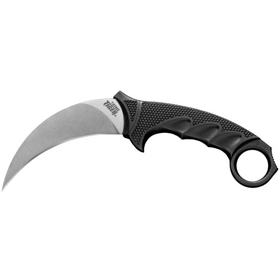 Cold Steel Steel Tiger 4.75" Karambit Fixed Blade Knife, Silver ...