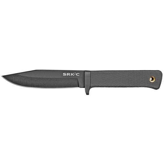 Cold Steel SRK Compact, Fixed Blade Knife, SK-5 with Black Tuff-Ex ...