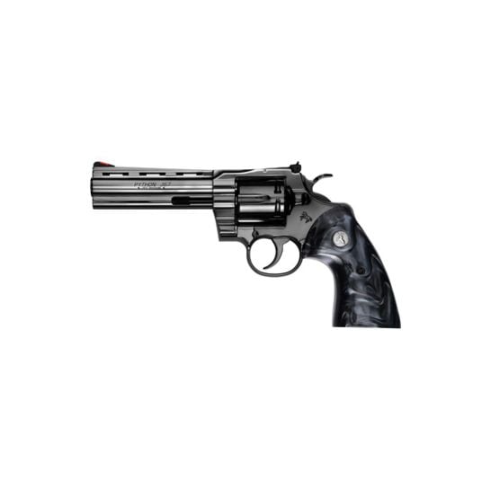 Colt Stainless Steel Python .357 Magnum Revolver 5" 6rds, Black Chrome ...
