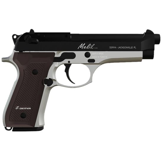 Derya Melik 9mm 4.90" 17rds, Silver | Palmetto State Armory