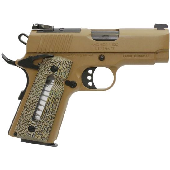 Girsan 9mm 1911 Pistol, 3.4" Barrel, Adjustable Sights, Flat Dark Earth ...