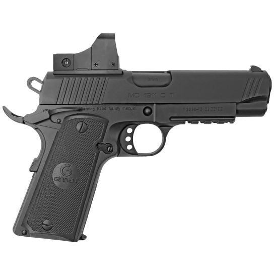 Girsan 9mm 1911 Pistol, 4.33" Barrel, Mini Red-Dot Optic Sights, Black ...