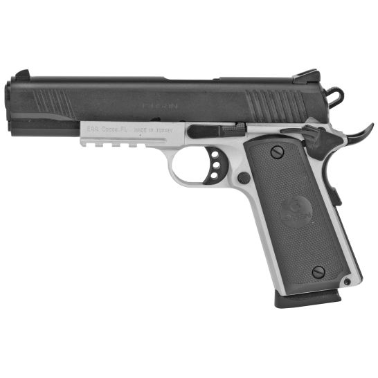 Girsan .45 ACP 1911 Pistol, 5" Barrel, Fixed Sights, Silver, Black - 390062 | Palmetto State Armory