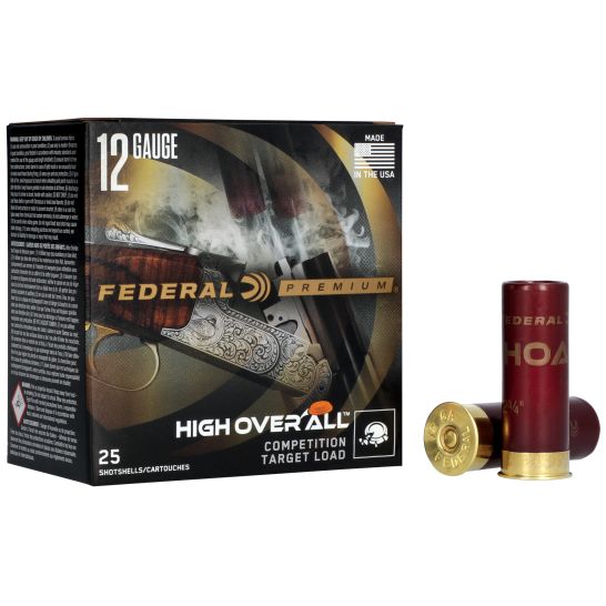 Federal Premium 12 Gauge Ammunition, 25 Rounds Lead #8 - HOA12L1 8 ...