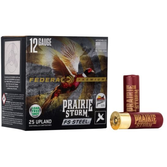 Federal Premium 12 Gauge Ammunition, 25 Rounds Steel Shot #3 ...