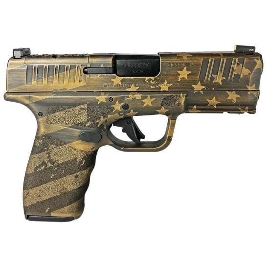 Springfield Armory Hellcat Pro OSP 9mm 3.70" 15rds, Distressed Flag ...