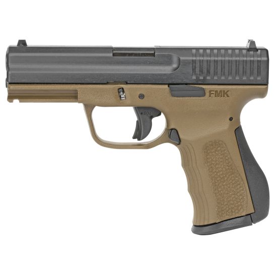 FMK 9C1 9mm Pistol, 4" Barrel, Fixed Sights, Burnt Bronze, Black - FMKG9C1G2BRT | Palmetto State ...