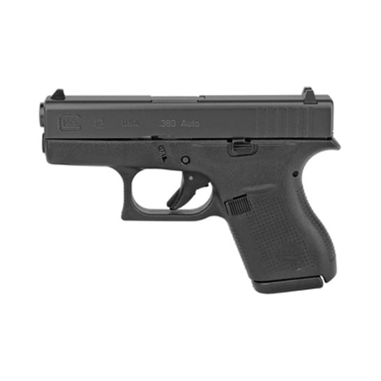 Glock G42 Subcompact .380 ACP 3.25" 6rds, Black | Palmetto State Armory