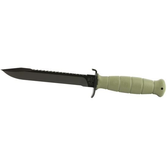 Glock Field Knife Fixed Blade Knife Battlefield Green Plain Root Saw 6. ...