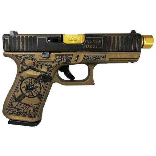 Glock G19 Gen5 Custom 9/11 Tribute Compact 9mm 4.60" 15rds, 9/11 ...