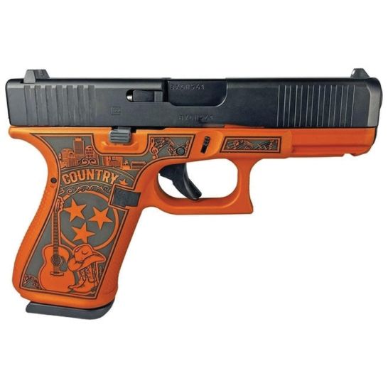 Glock G19 Gen5 Custom Tennessee Orange Compact 9mm 4.02" 15rds ...