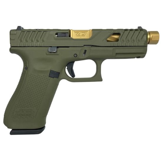 Glock G45 Gen5 Custom OD Green/Gold Compact Crossover 9mm 4.60" 17rds ...