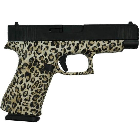 Glock G48 Custom Leopard Print Compact 9mm 4.17" 10rds, Leopard Print ...