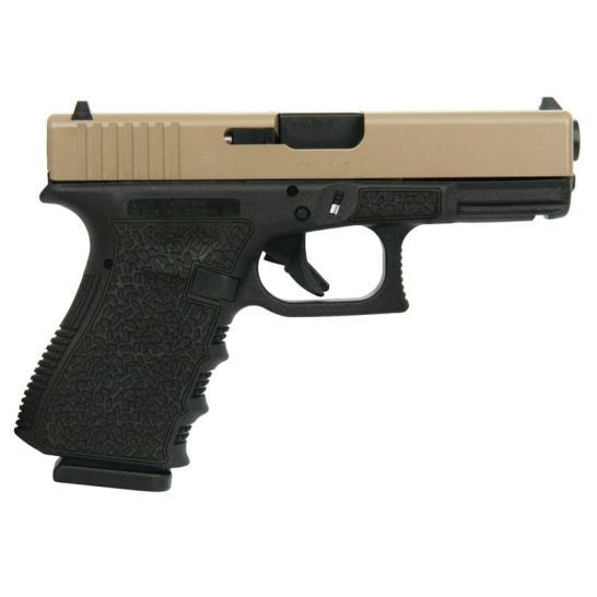 Glock G19 Gen 3 Custom FDE/Cobblestone Stippled Compact 9mm 4.02" 15rds ...