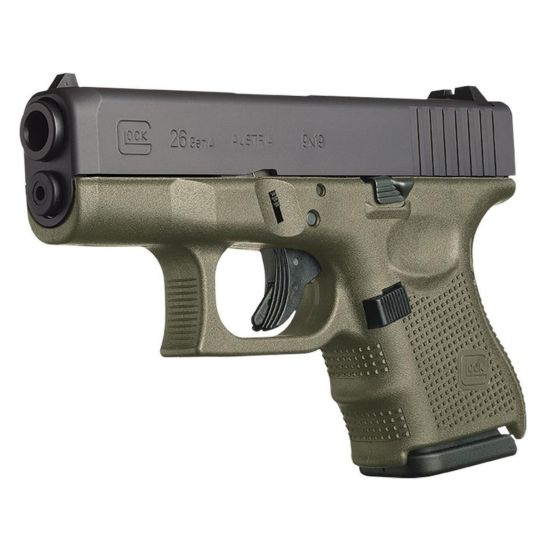 Glock G26 Gen3 Subcompact 9mm 3.43" 10rds, OD Green | Palmetto State Armory