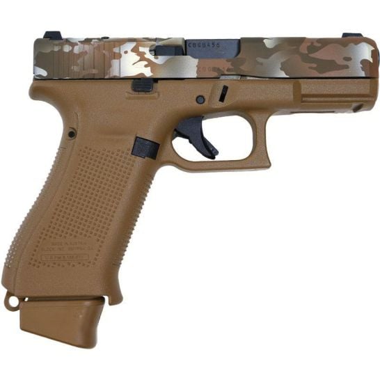 Glock G19X Gen5 Brown Multicam Compact 9mm 4.02" 17/19rds, Brown ...