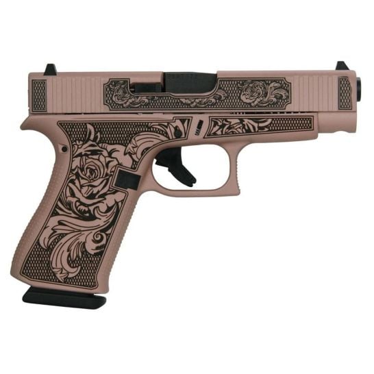 Glock G48 Custom Glock & Roses II Compact 9mm 4.17" 10rds | Palmetto ...