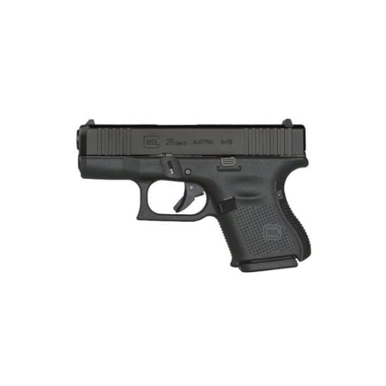 Glock G26 Gen 5 MOS Subcompact 9mm 3.43" 10rds, Black | Palmetto State ...